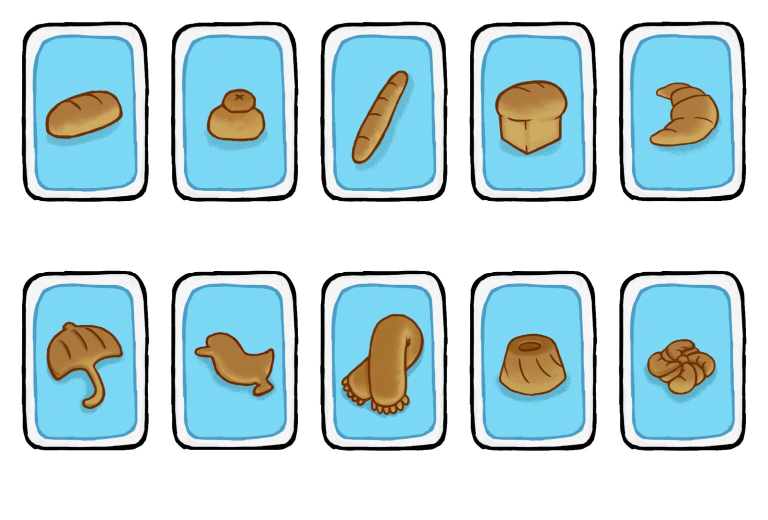 'Same Bread' Card Game - Sarah and Duck Official Website